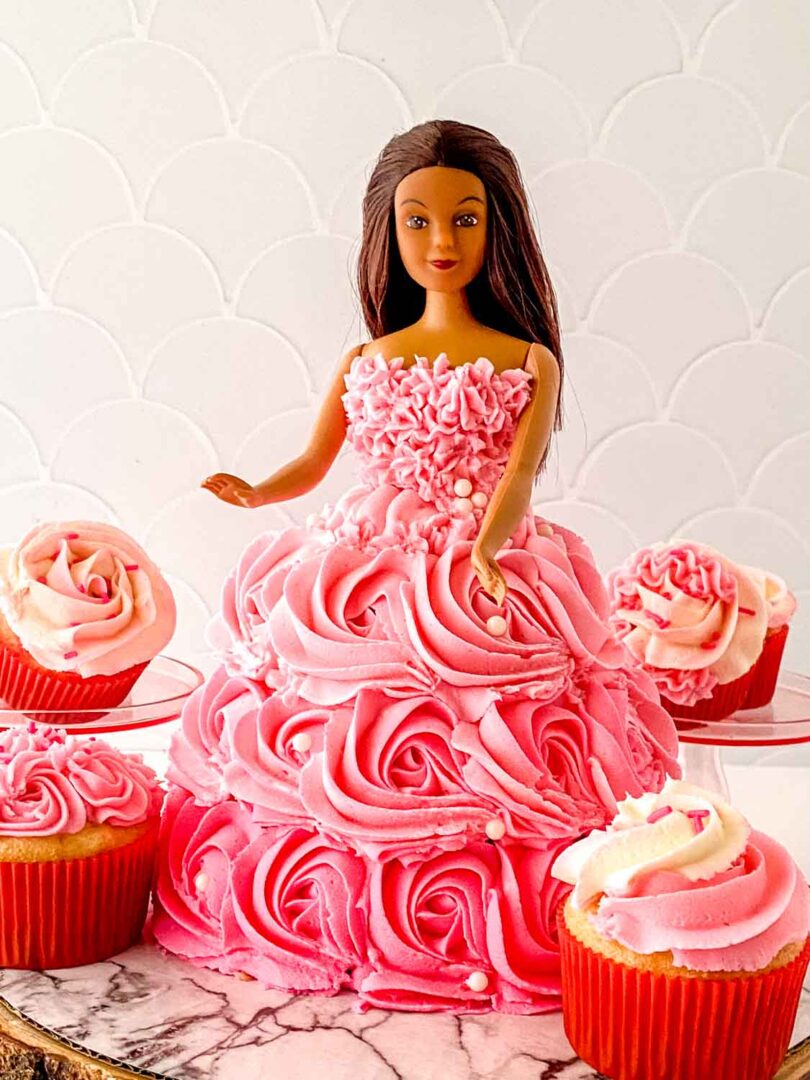 Barbie Cake Recipe — Easy Princess Doll Cake Tutorial