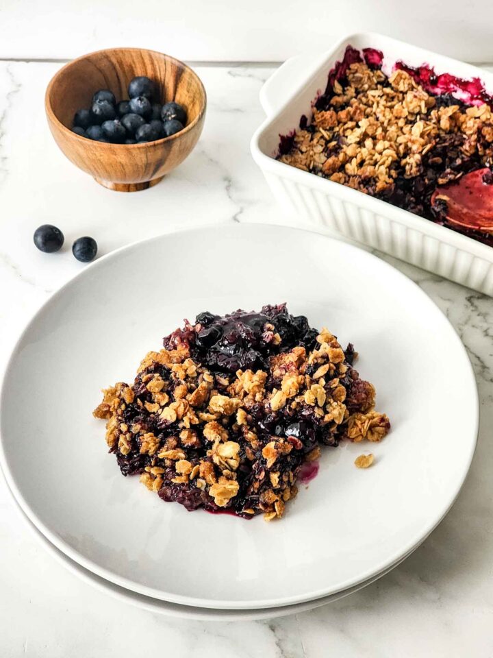 Easy Blueberry Crisp Recipe