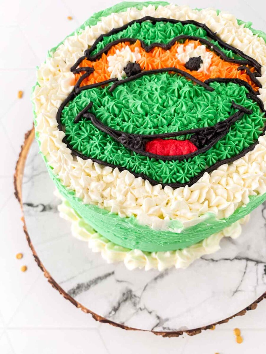 Ninja Turtle Birthday Cake Tutorial