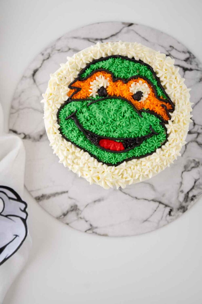 Ninja Turtle Birthday Cake Tutorial