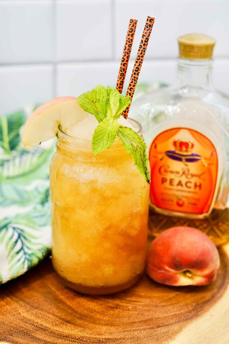 Tasty Crown Peach Slush Cocktail Recipe