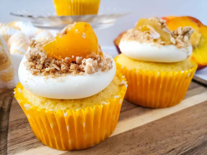 Peach Cobbler Cupcakes Recipe With Cake Mix