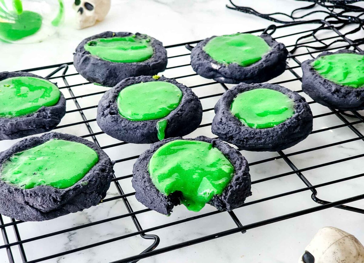 Spooky Halloween Slime Filled Cookies Recipe