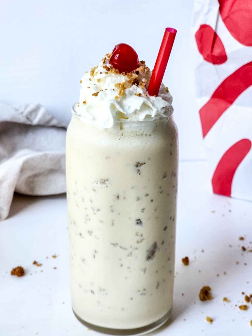 Copycat Chick Fil A Caramel Crunch Milkshake Recipe