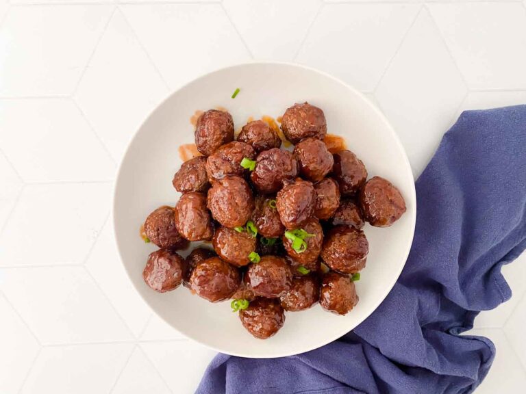 Grape Jelly Meatballs — Easy Baby Shower & Party Appetizer