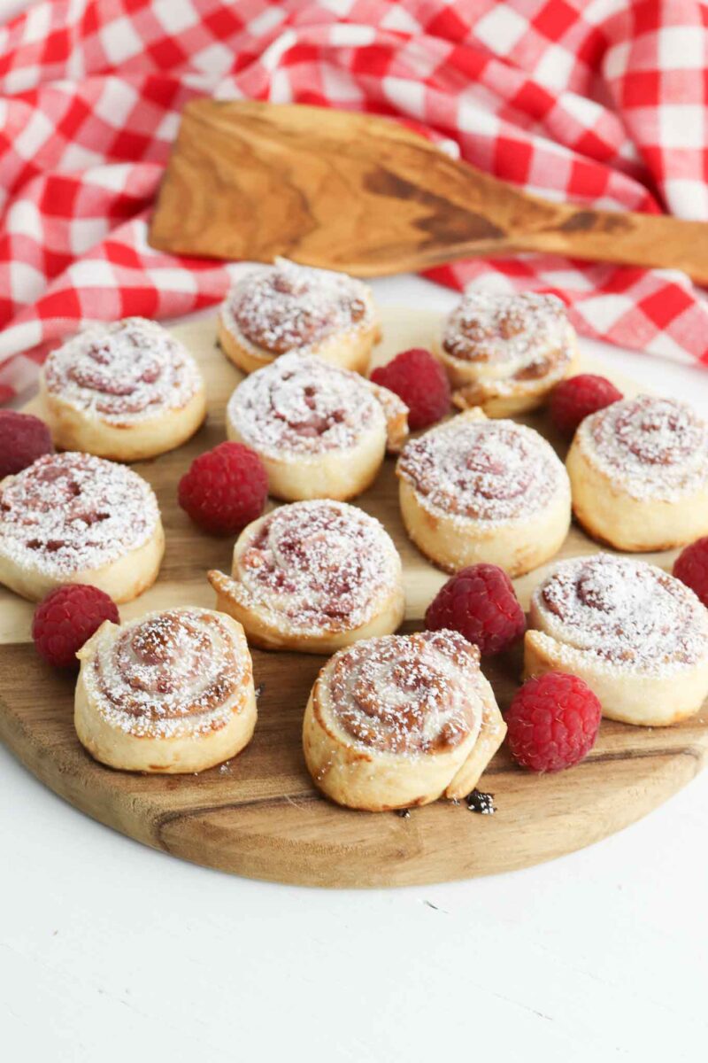 Raspberry Pastry Pinwheels