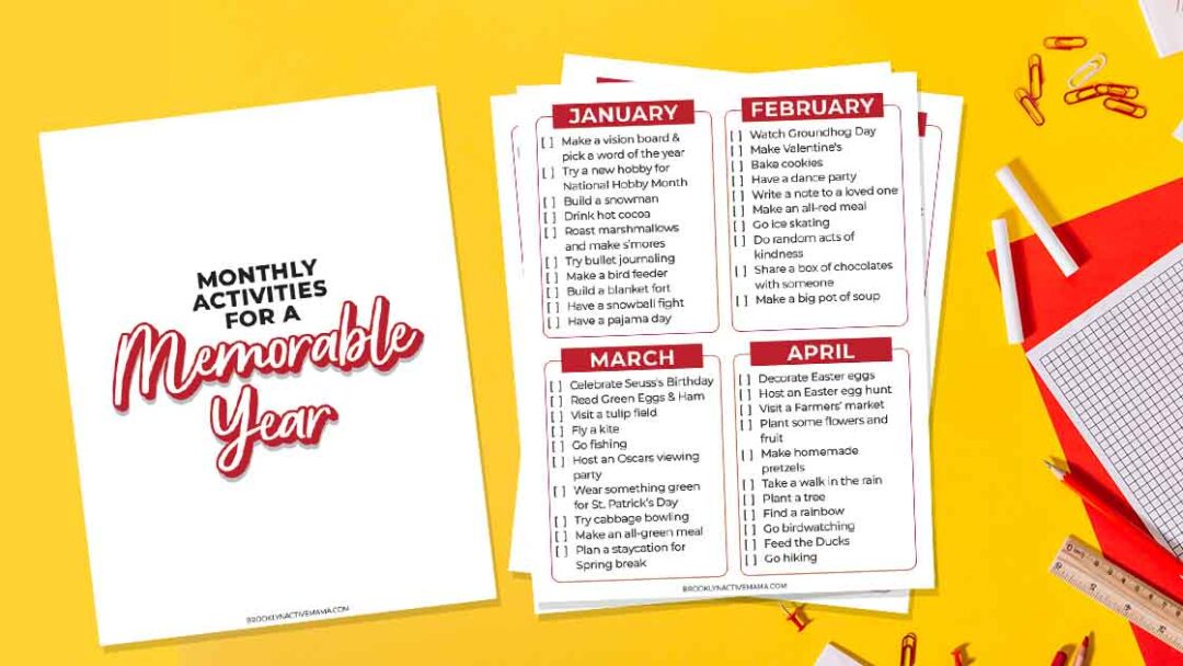 Free Printable Guide To Having A Memorable Year