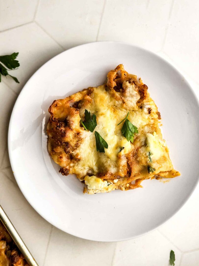 Sheet Pan Lasagna With Crispy Edges - Brooklyn Active Mama