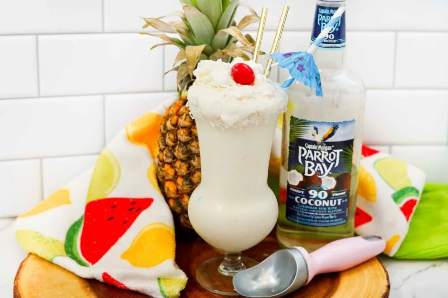 Pina Colada Milkshake Recipe - Brooklyn Active Mama