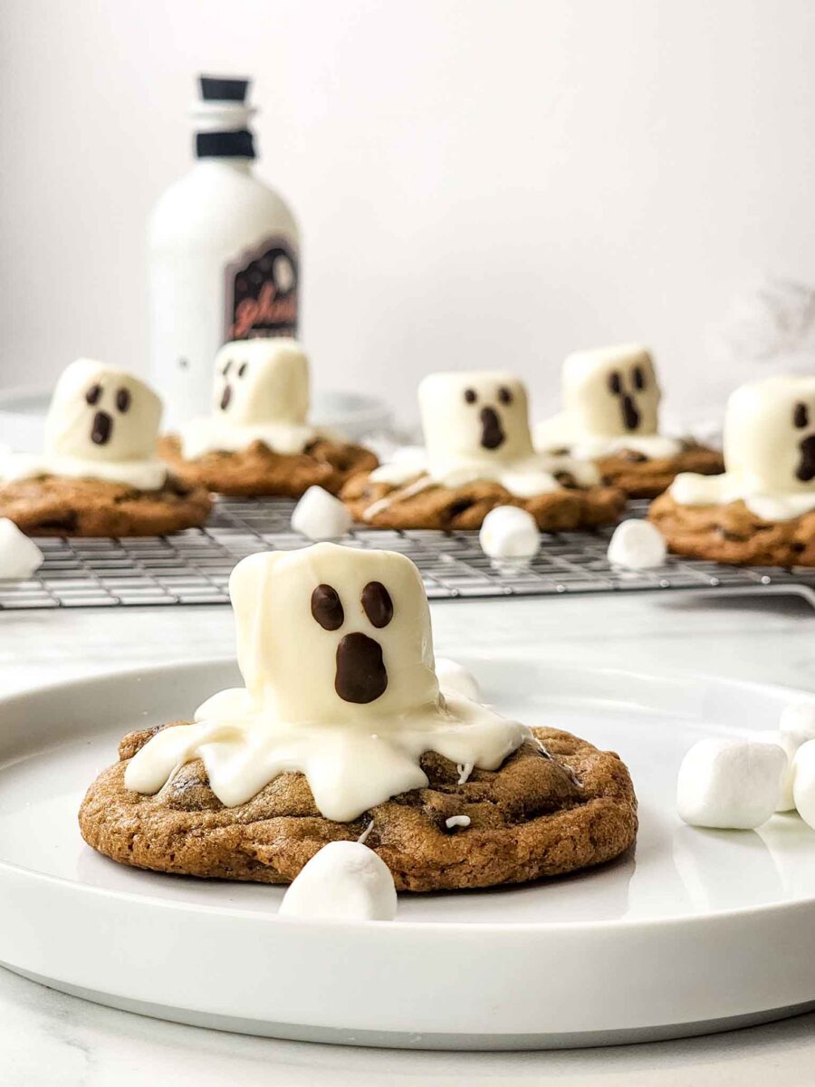 Ghost Chocolate Chip Cookies