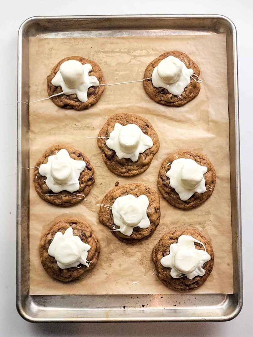 Ghost Chocolate Chip Cookies